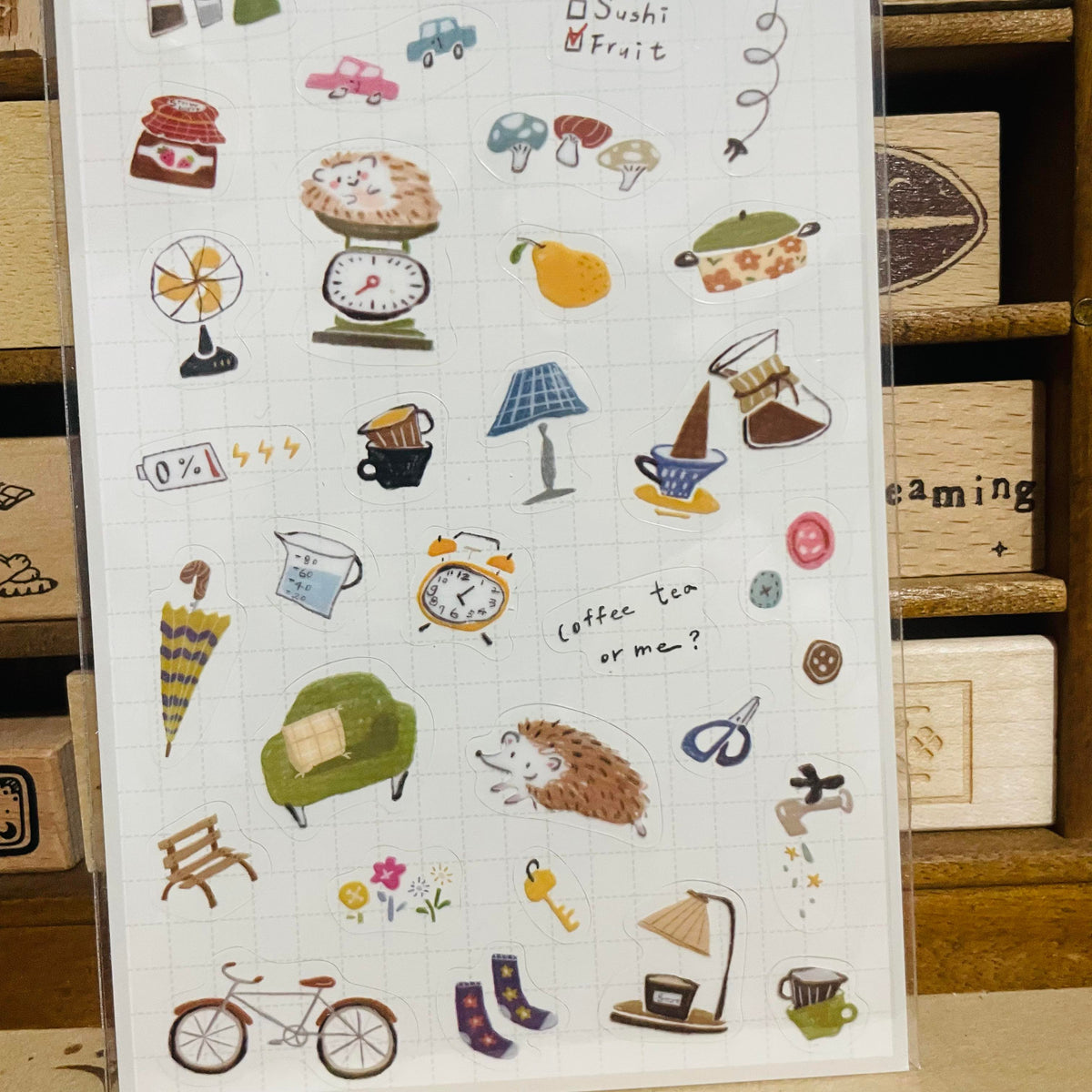 BERG Life is Simple Sticker Sheet – Tokubetsumemori