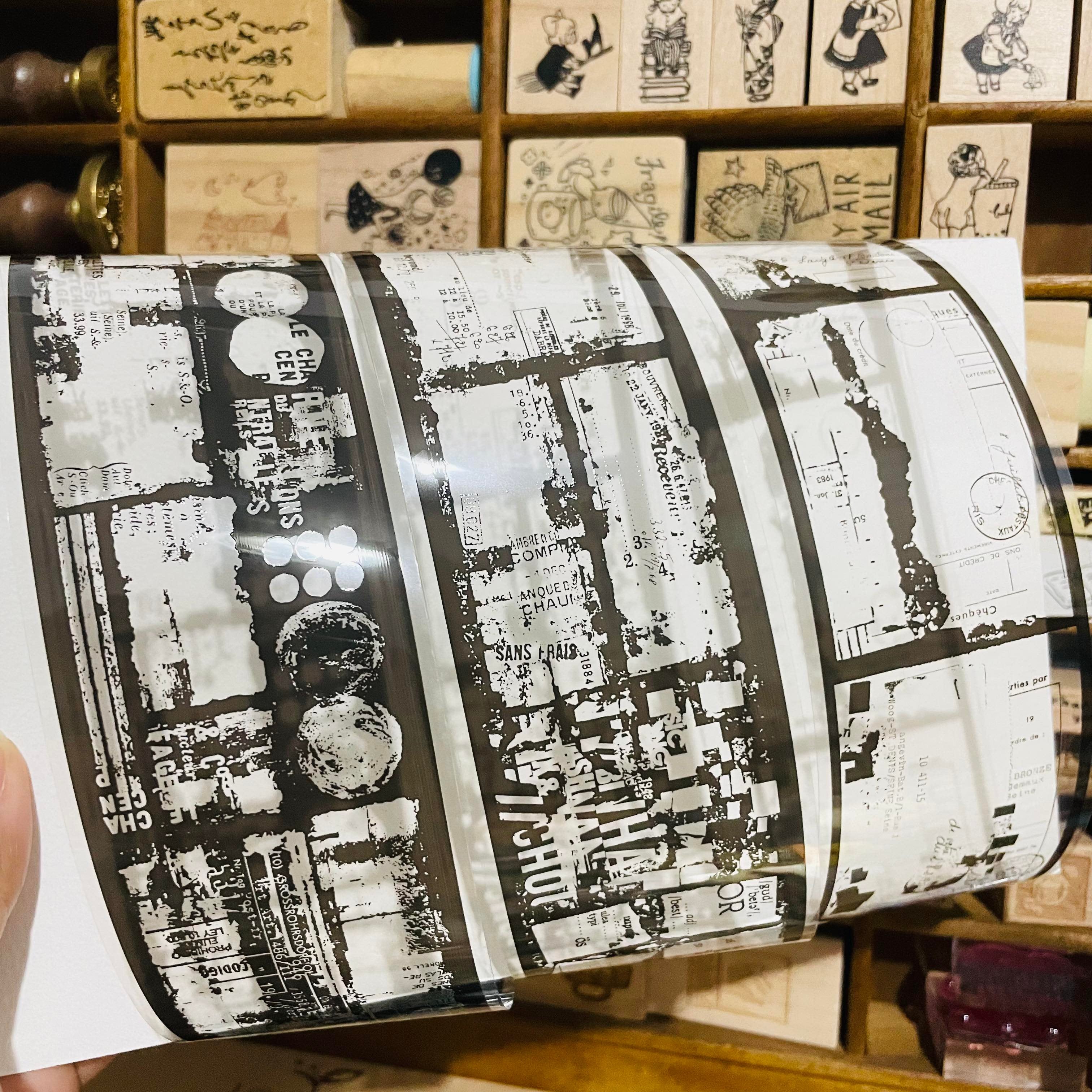 PLUSMINUS [Sample Only] Film Noir Black PET Tape – Tokubetsumemori